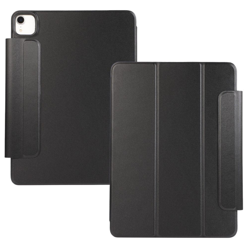 iPad Air 13 inch 2024/2025 Tri-Fold Bookcase hoes - Zwart
