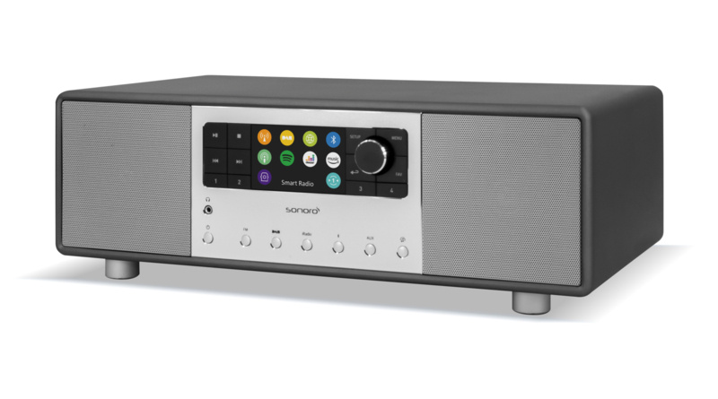 Sonoro Primus stereo internetradio met DAB+ Bluetooth - matt graphite ...
