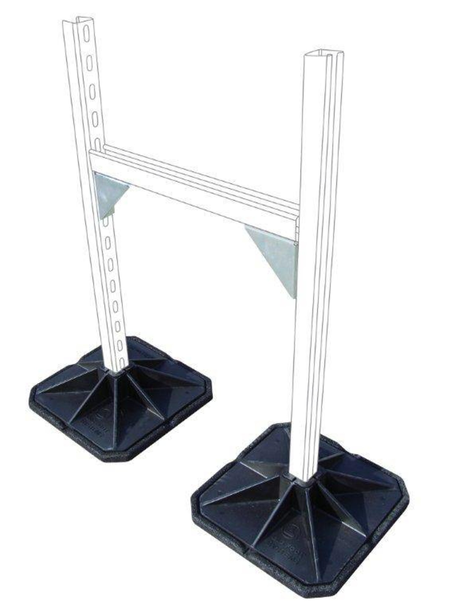 H-Frame, 2 voeten 305mm - Mijnklimaatshop.nl