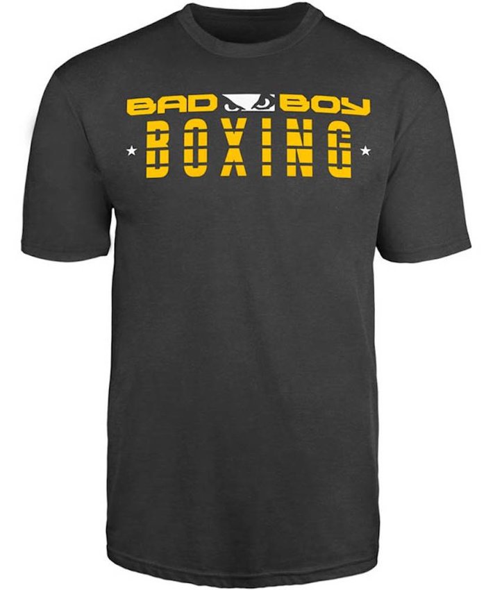 Bad Boy BOXING DISCIPLINE T Shirt Charcoal BOXING Clothing - FIGHTWEAR ...
