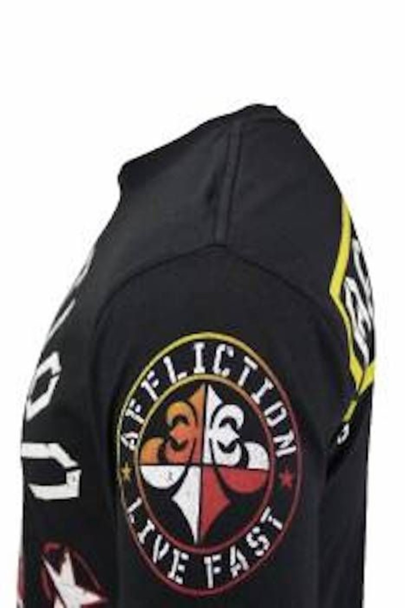 Affliction Gracie Fighter T Shirt Black UFC MMA Clothing - FIGHTWEAR ...