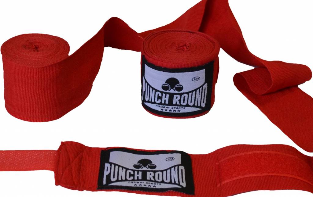 Punch Round™ Perfect Stretch Bandages Rood 260 cm - Fightwear Shop ...