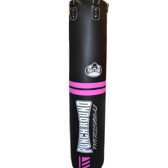 Punch Round™ Punching Bag Nevatear Pro Series NT 170x45 Black Pink ...