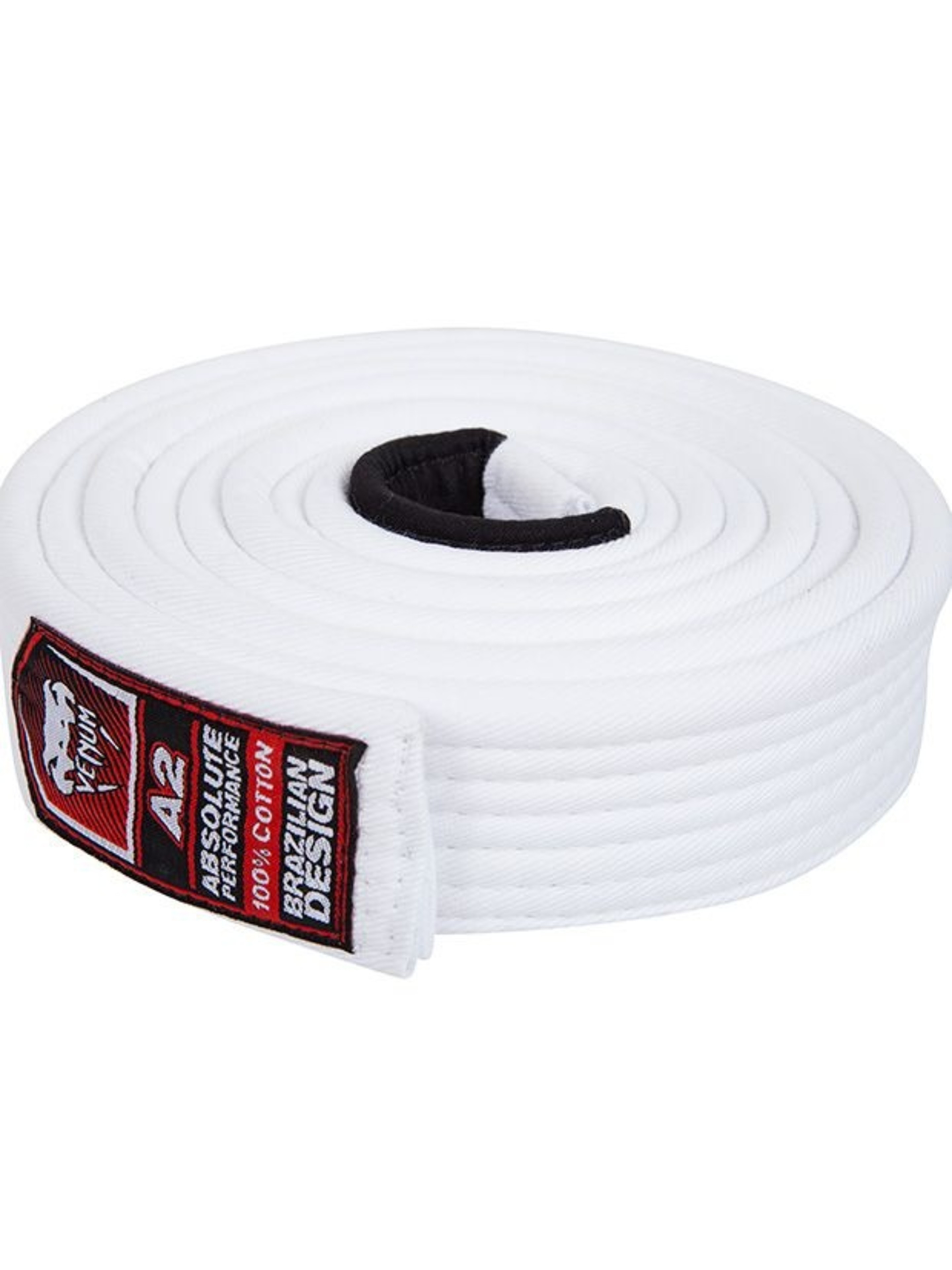 Venum BJJ Gi Belt White Brazilian Jiu Jitsu - FIGHTWEAR SHOP EUROPE