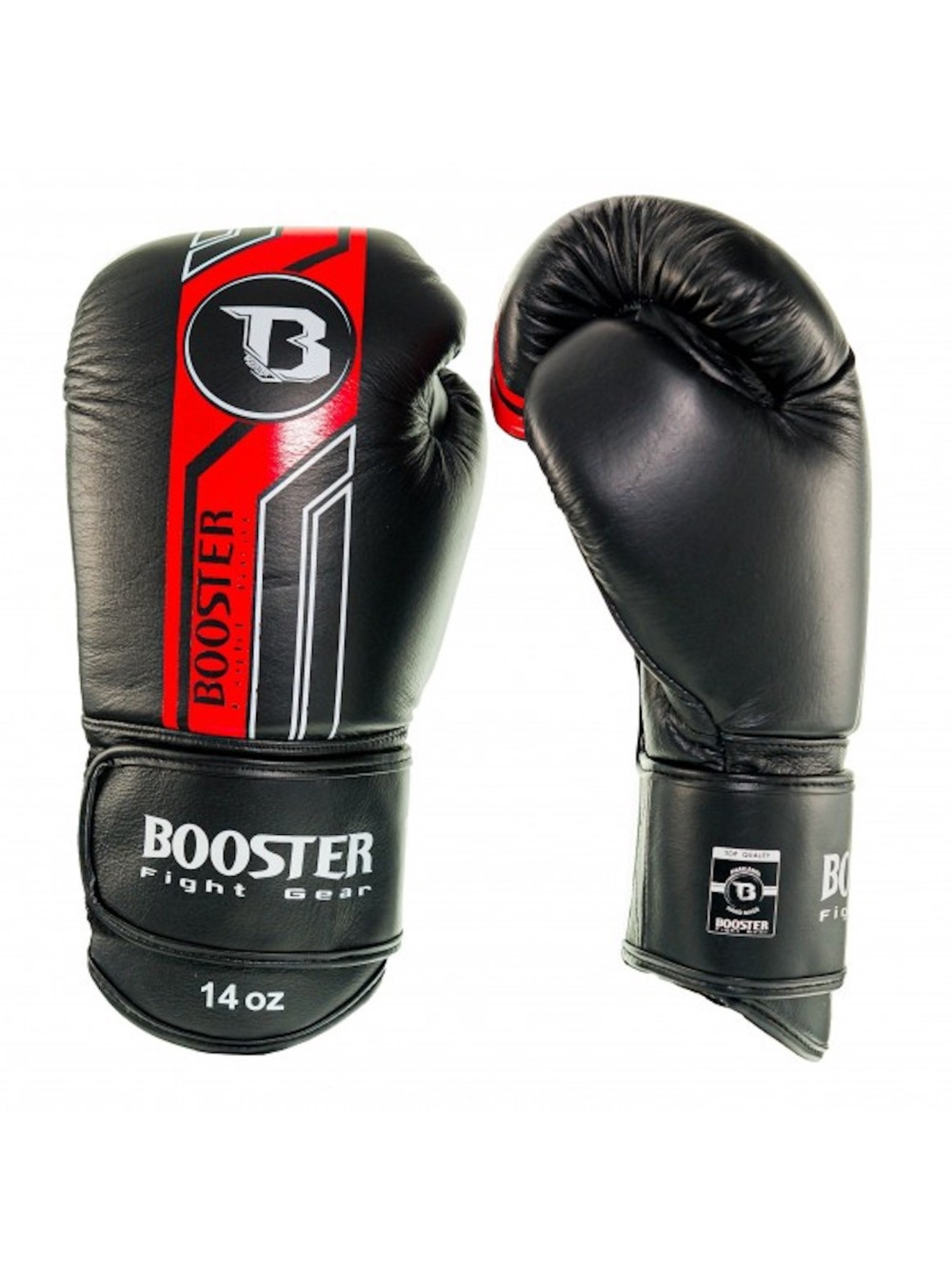 Booster Boxing Gloves BGL V9 Pro Range Black Red - FIGHTWEAR SHOP EUROPE