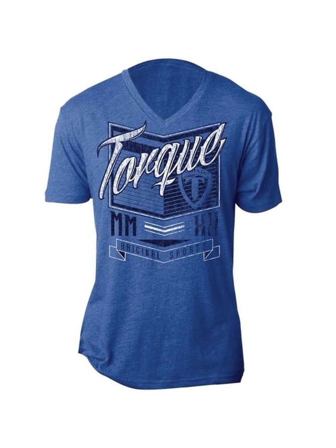 Torque Vertex T Shirt Blue - FIGHTWEAR SHOP EUROPE