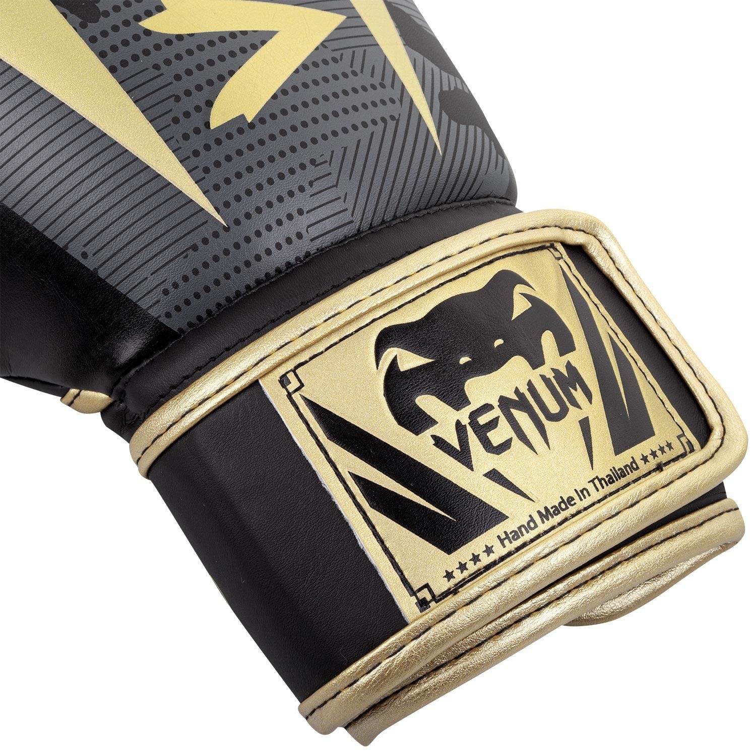 Venum Boxing Gloves Elite Dark Camo Gold - FIGHTWEAR SHOP EUROPE