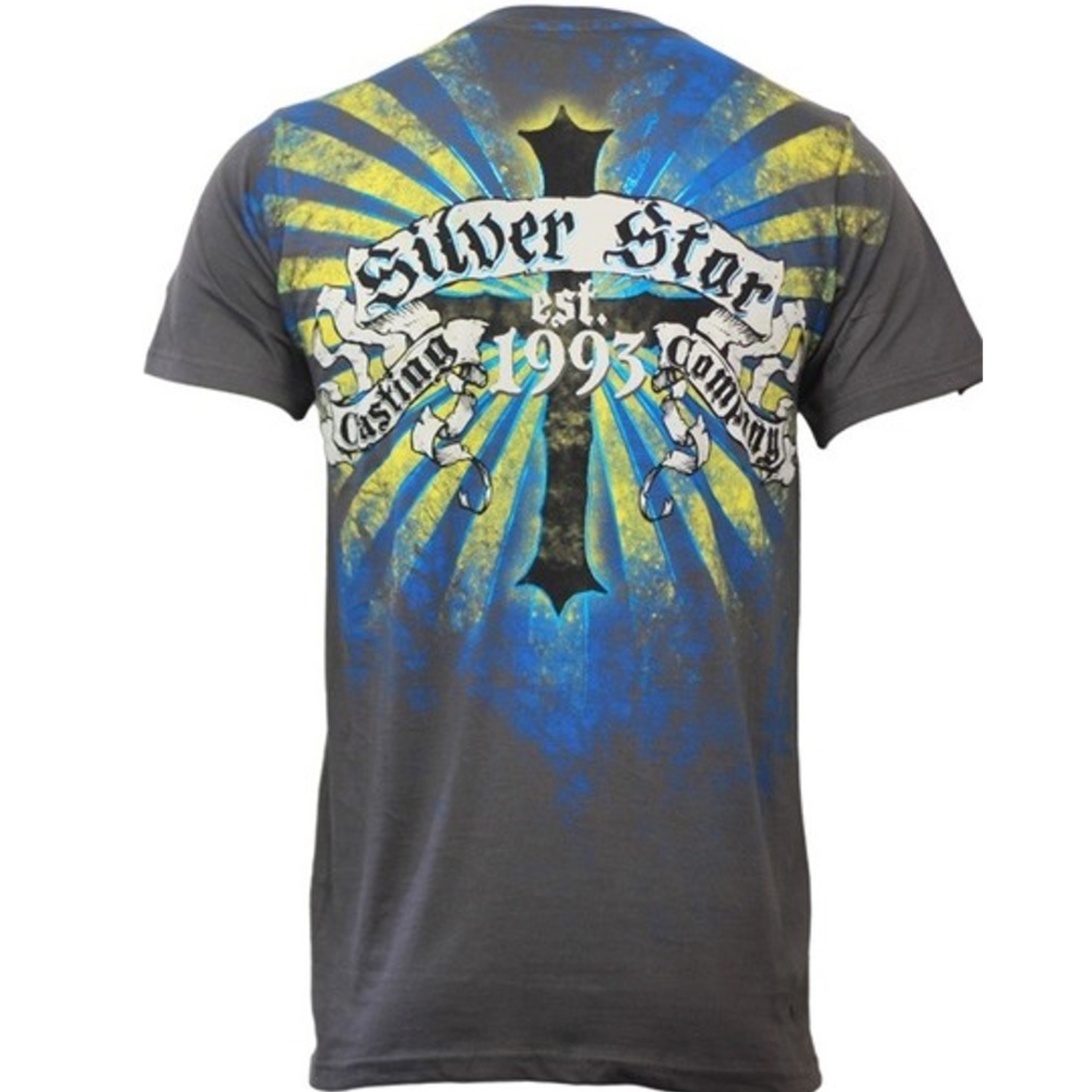 Silver Star T Shirts Fallen Angel Foil Grey - FIGHTWEAR SHOP EUROPE