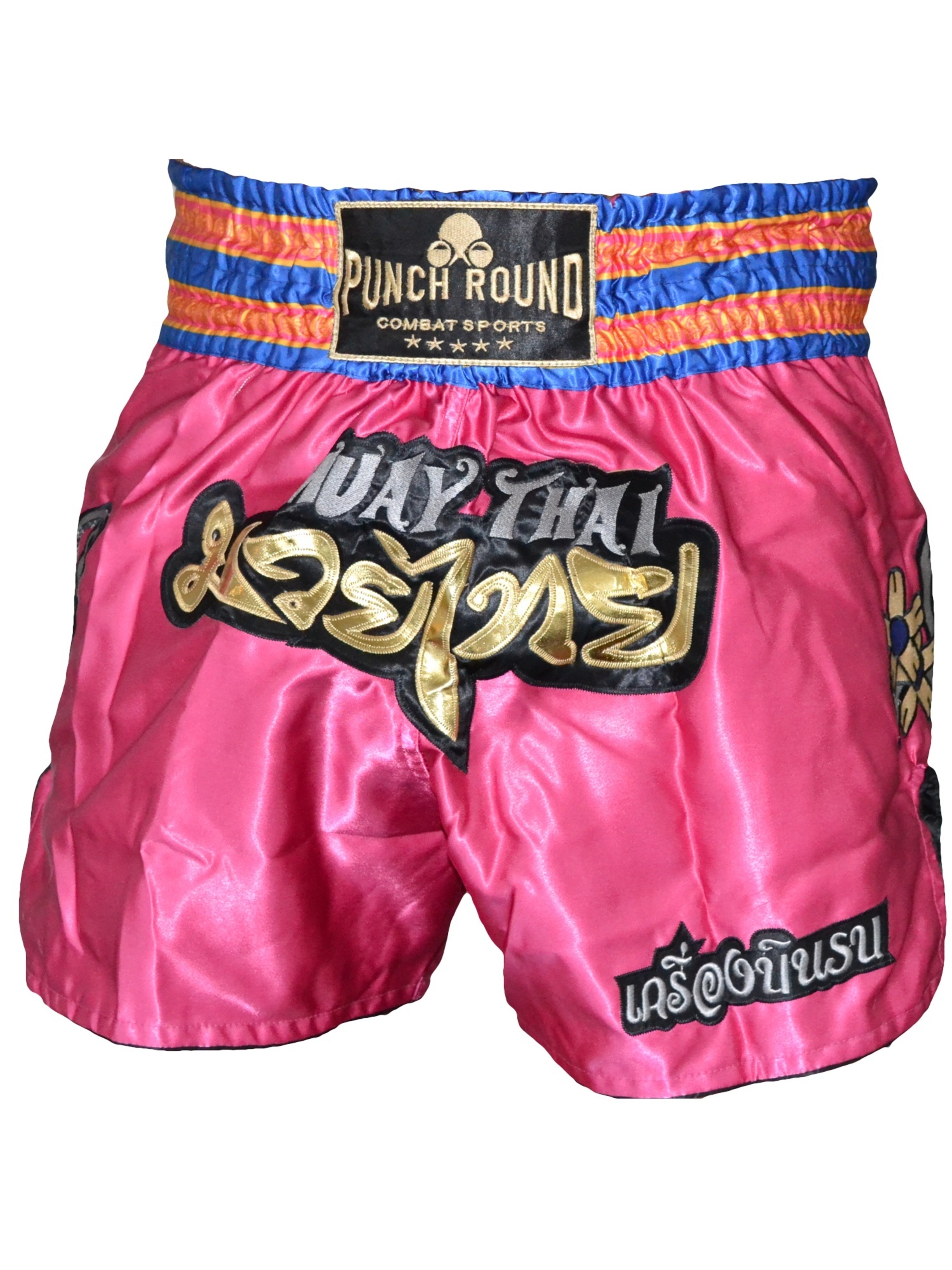 Thaiboks Broekje Dames Flower Kickboxing Shorts Punch Round Pink MT11 ...