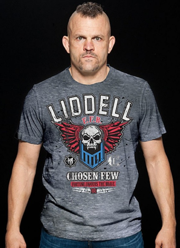 HeadRush Chuck Liddell T Shirt Chosen Few Collection - FIGHTWEAR SHOP ...