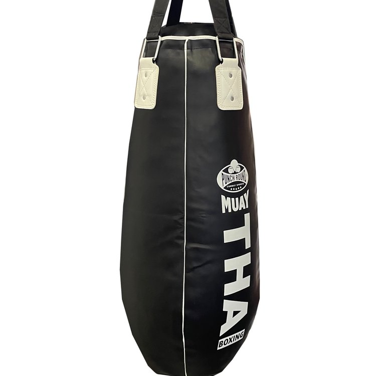 Punch Round™ Tear Drop Punching Bag Pro Series NT 90 cm Black White ...