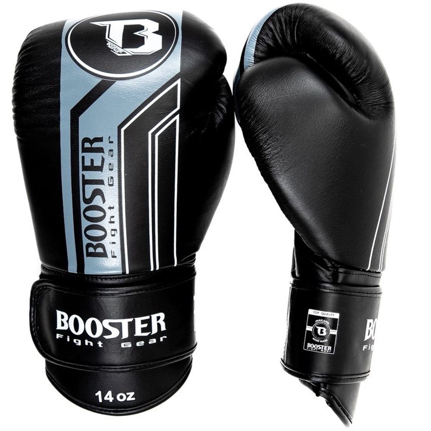 Booster Boxing Gloves BGL V9 Pro Range Black Grey - FIGHTWEAR SHOP EUROPE