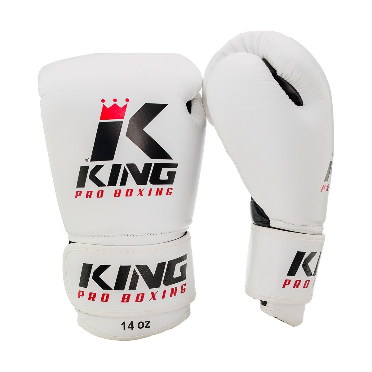 King Pro Boxing KPB Boxing Gloves White KPB/BG 2 Leather - Fightwear ...