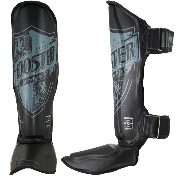Booster Shinguards Kickboxing BSG Pro Shield 2 Black - FIGHTWEAR SHOP ...