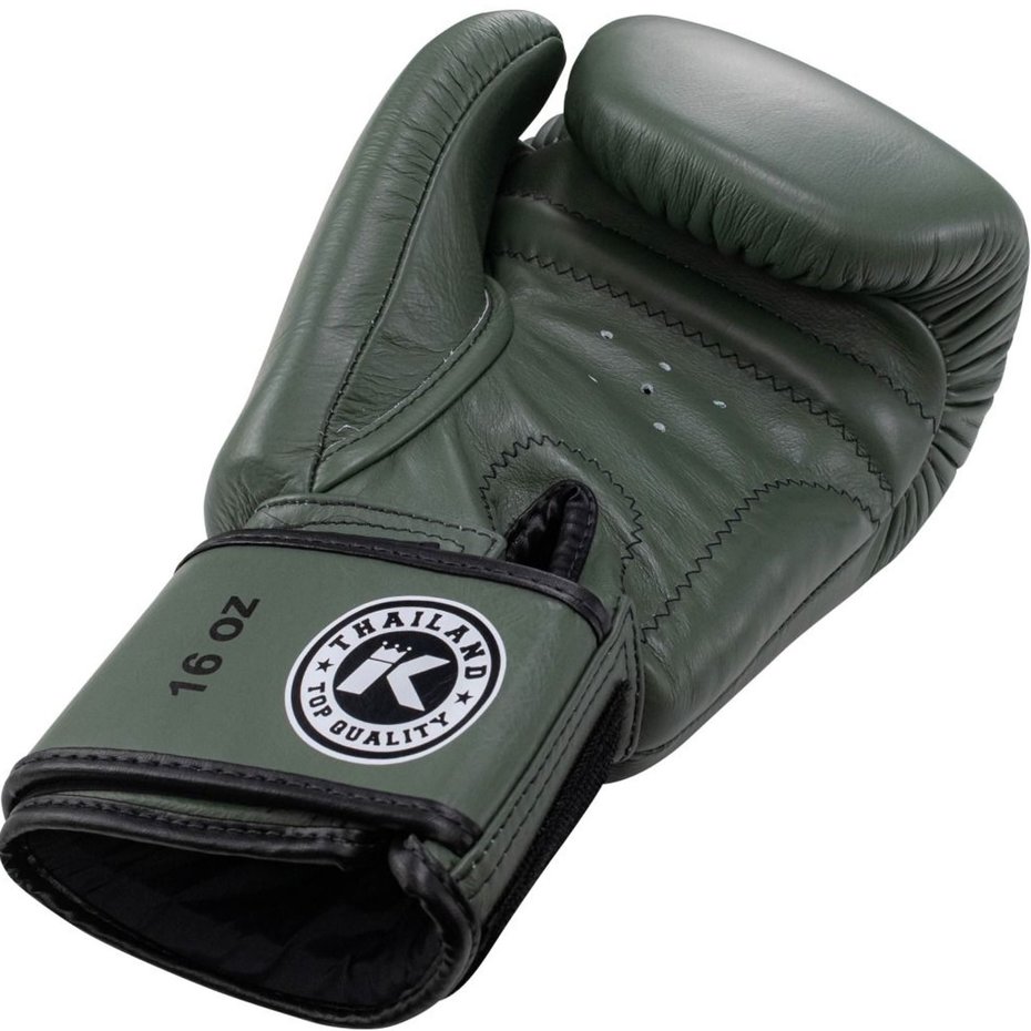 King Pro Boxing Boxing Gloves Military KPB/BGVL 3 Leather - FIGHTWEAR ...