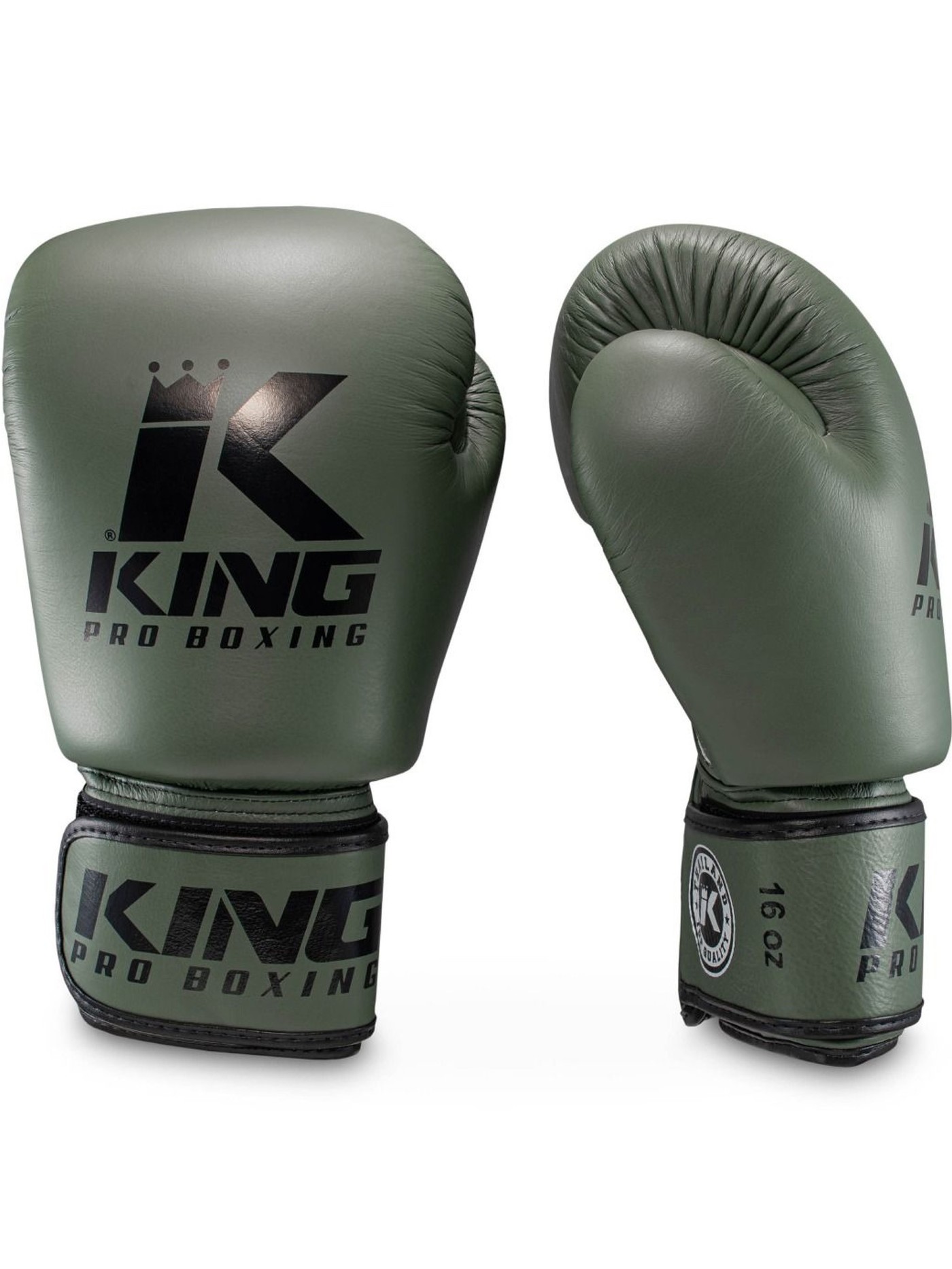 King Pro Boxing Boxing Gloves Military KPB/BGVL 3 Leather - FIGHTWEAR ...