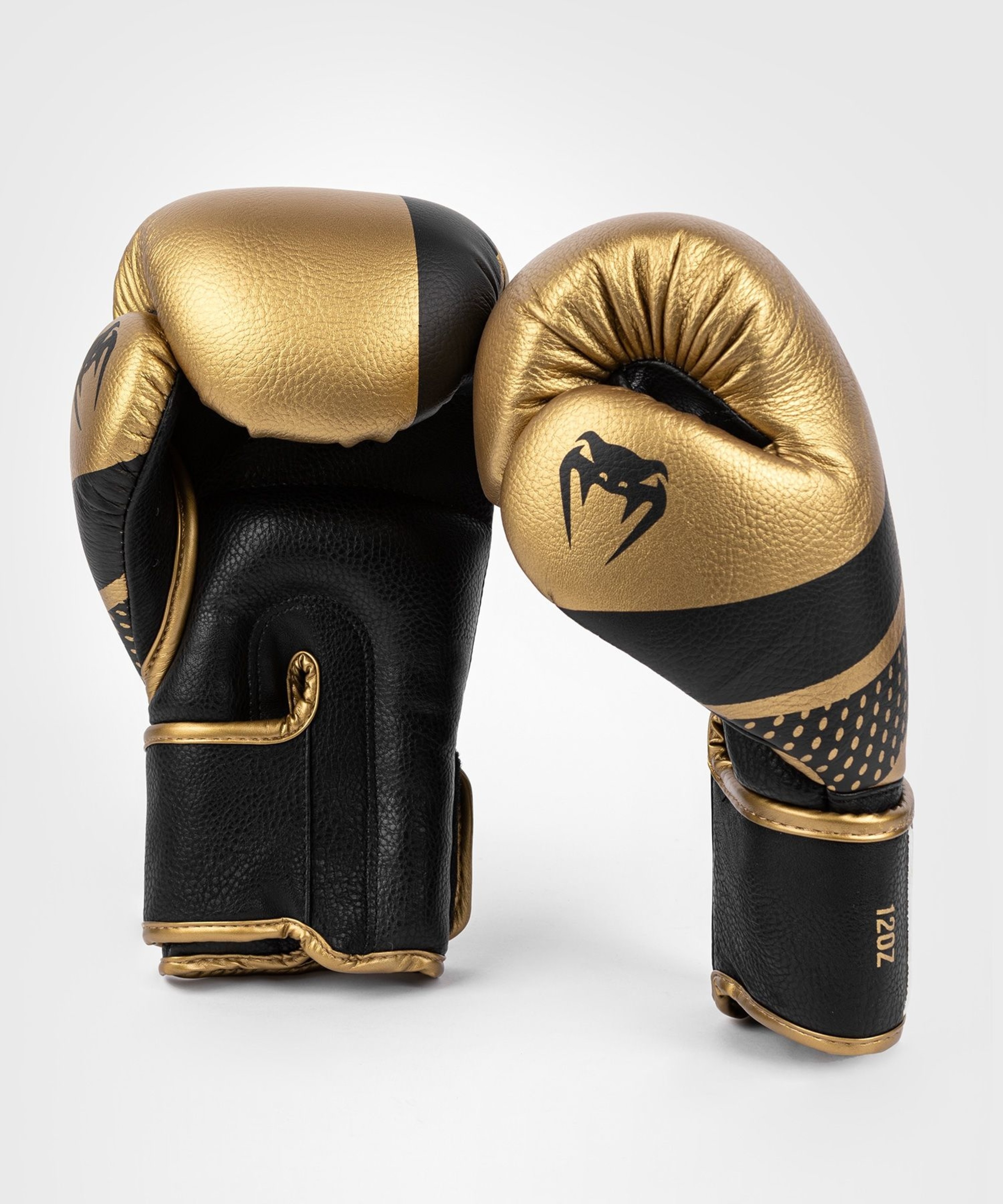 Venum Lightning Boxing Gloves Gold Black - FIGHTWEAR SHOP EUROPE