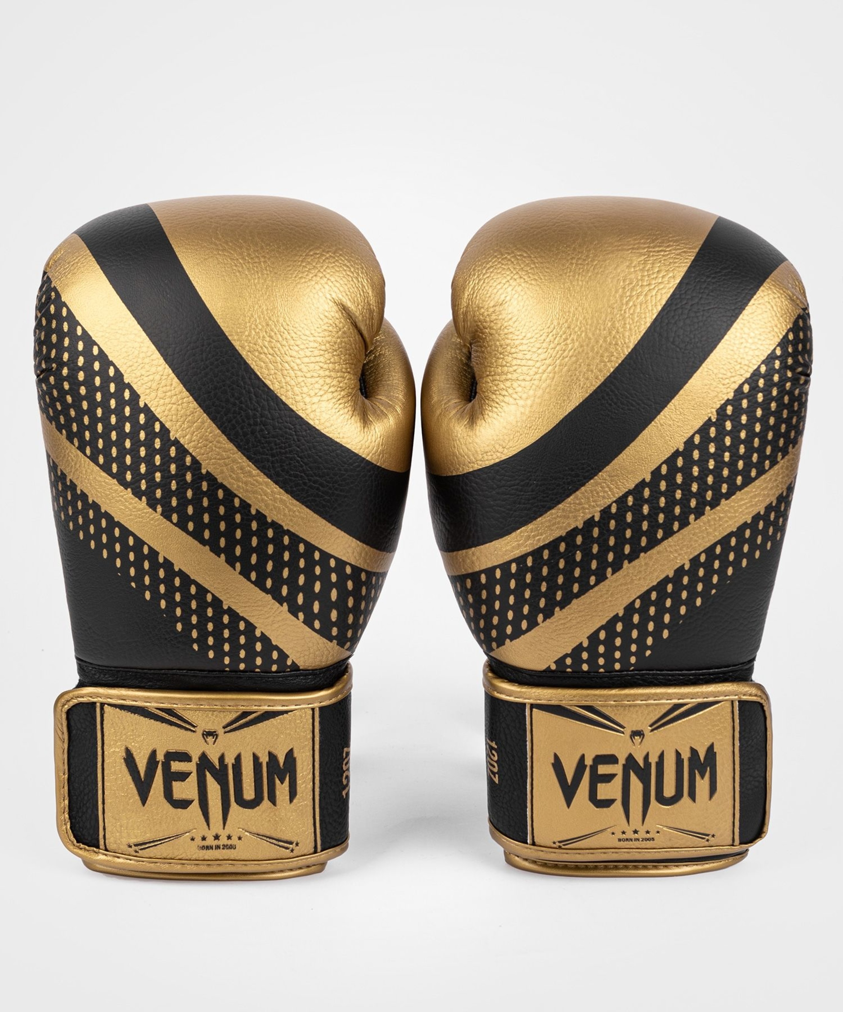 Venum Lightning Boxing Gloves Gold Black - FIGHTWEAR SHOP EUROPE