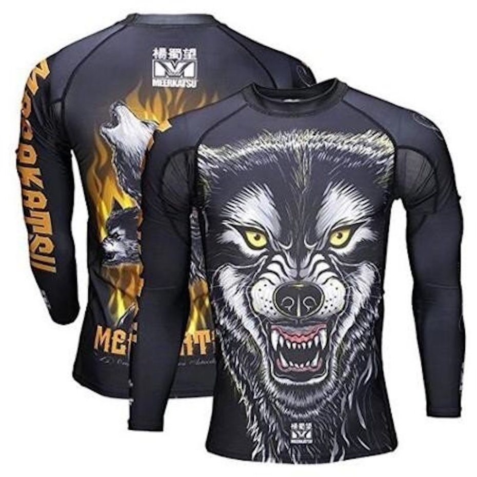 Meerkatsu Graceful CERBERUS Rash Guard - FIGHTWEAR SHOP EUROPE