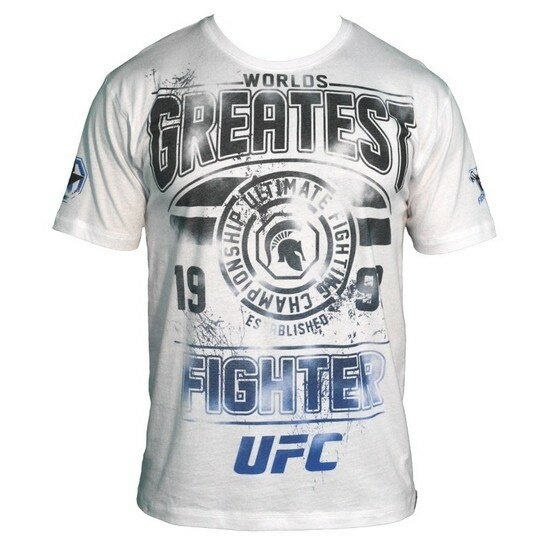 UFC World T-shirts Wit - FIGHTWEAR SHOP NEDERLAND