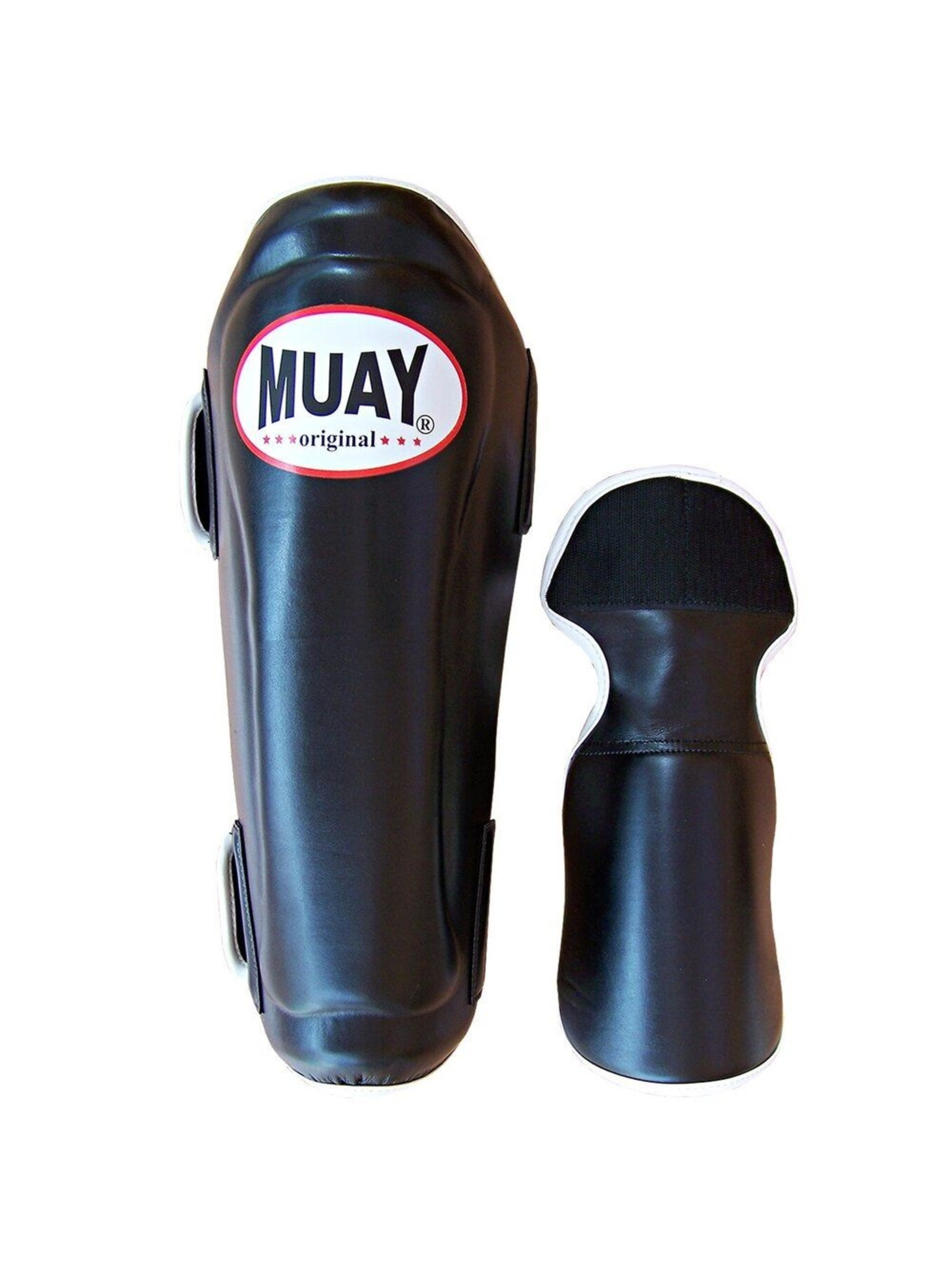 MUAY Kickboxing Shinguards Black - FIGHTWEAR SHOP EUROPE