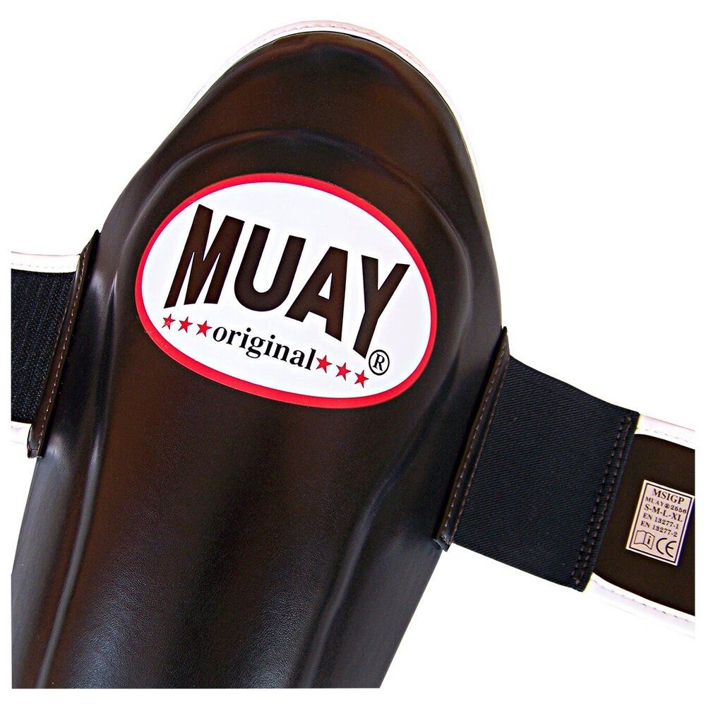 MUAY Kickboxing Shinguards Black - Fightwear Shop - Europe