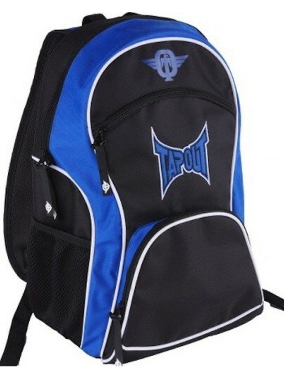 TapouT Nylon Backpack Black Blue - FIGHTWEAR SHOP EUROPE