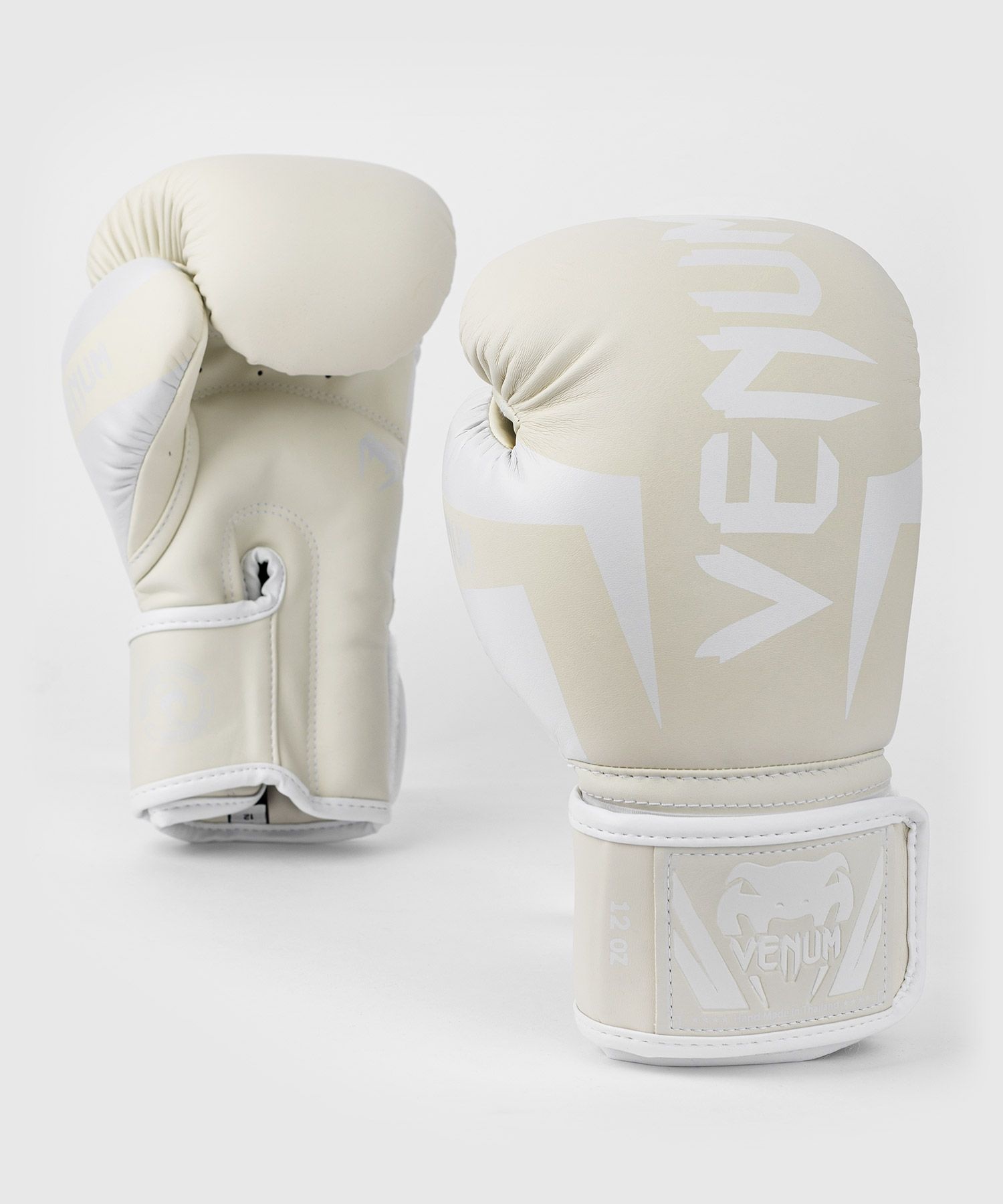 Venum ELITE Boxing Gloves White on White Kickboxing - Fightwear Shop ...