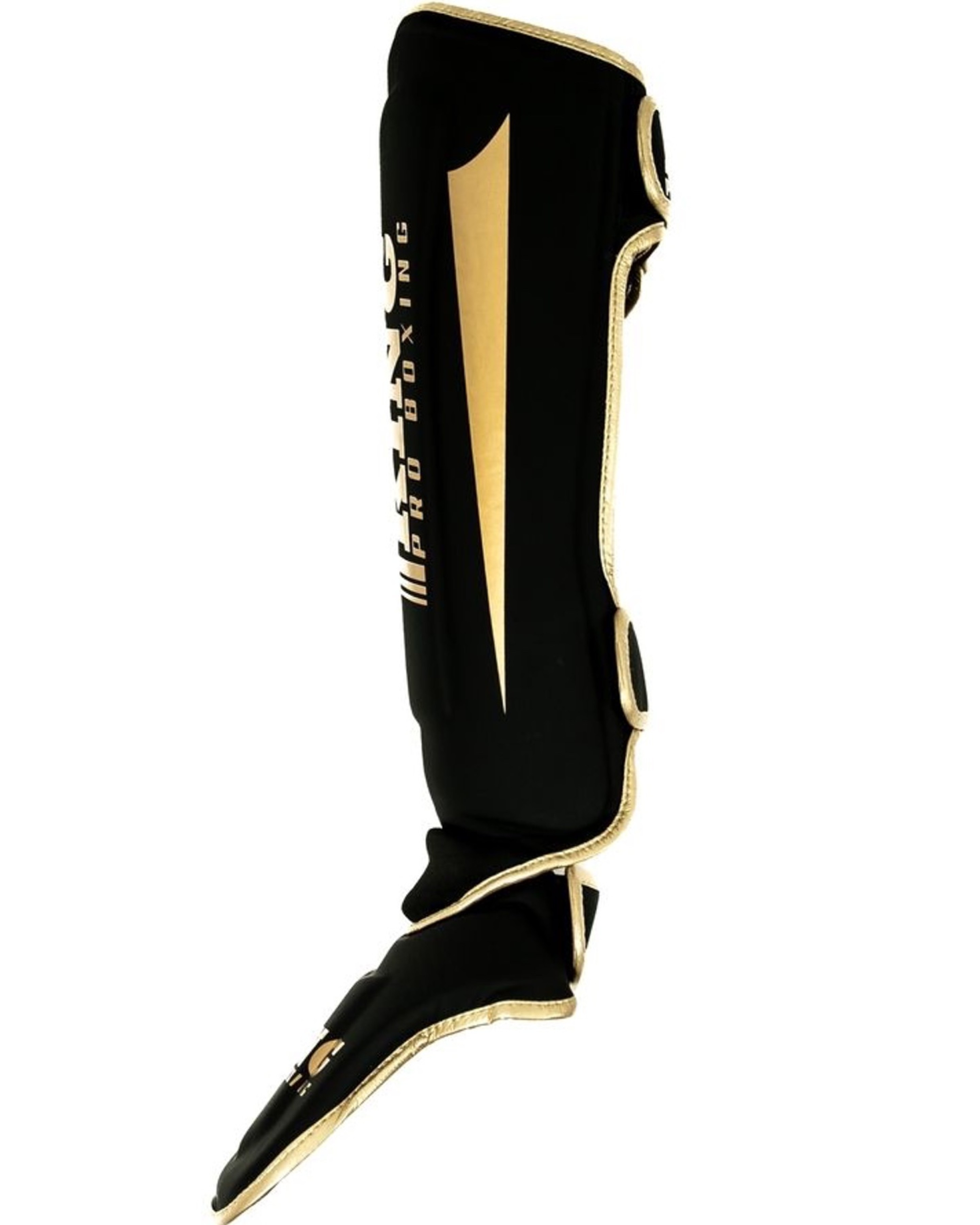 King Pro Boxing Shinguards KPB/SG REVO 6 Black Gold - FIGHTWEAR SHOP EUROPE