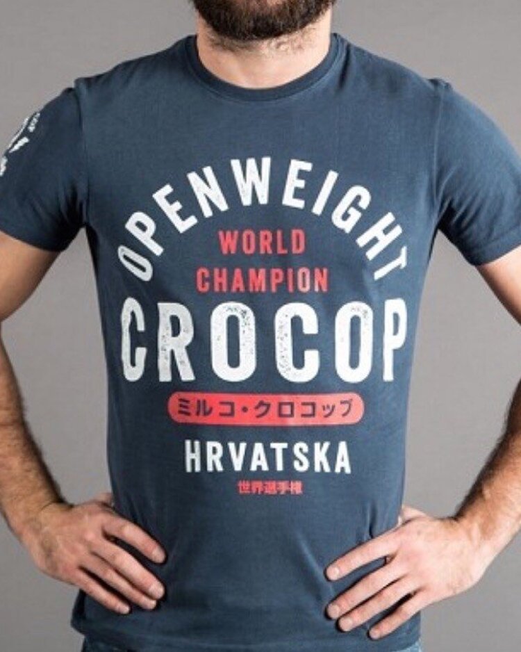 SCRAMBLE X Crocop Open Weight T Shirt Blue - FIGHTWEAR SHOP EUROPE
