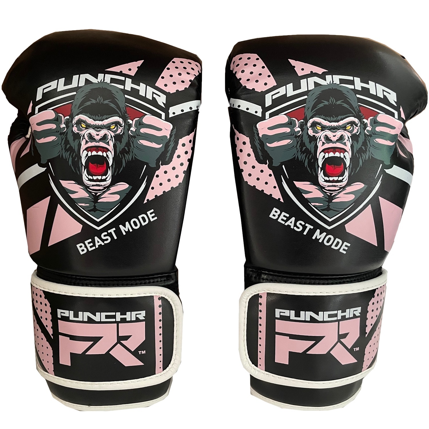 PunchR Beast Mode Kids Bokshandschoenen Zwart Roze - Fightwear Shop ...