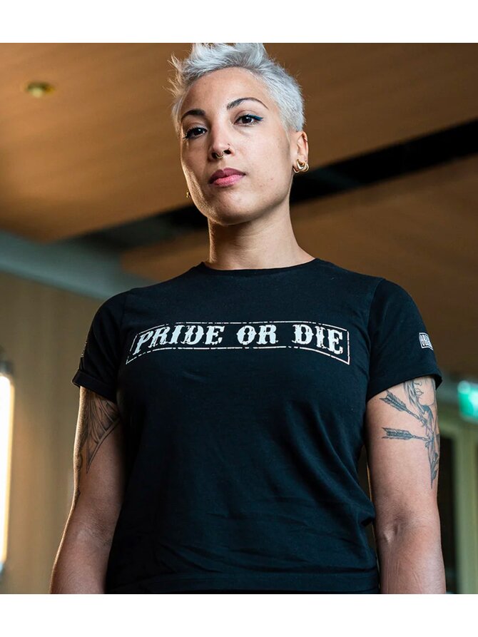 PRiDE or DiE Fight Club Women T-Shirt Black - FIGHTWEAR SHOP EUROPE