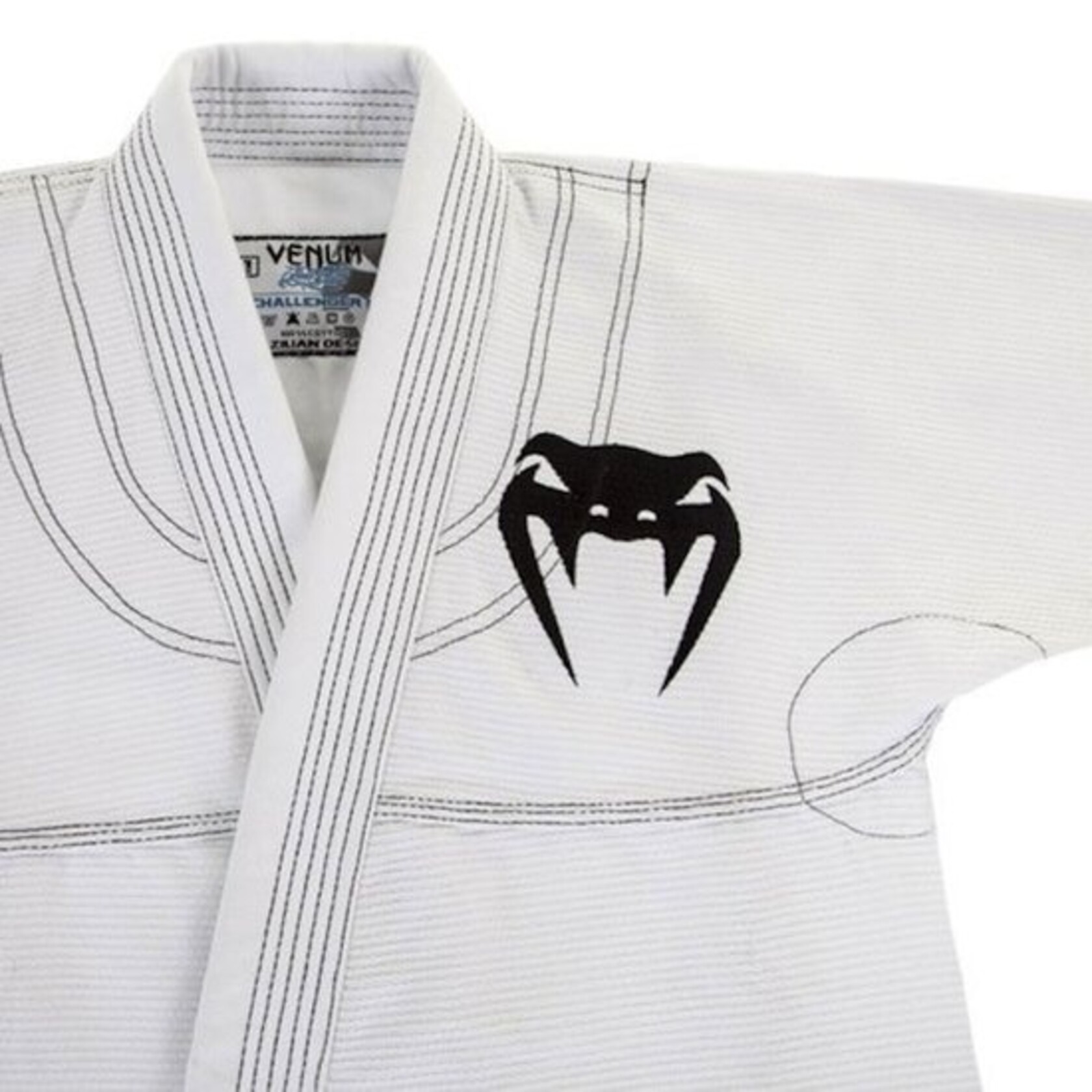 Venum BJJ GI Kimono Challenger Single Weave White - FIGHTWEAR SHOP EUROPE