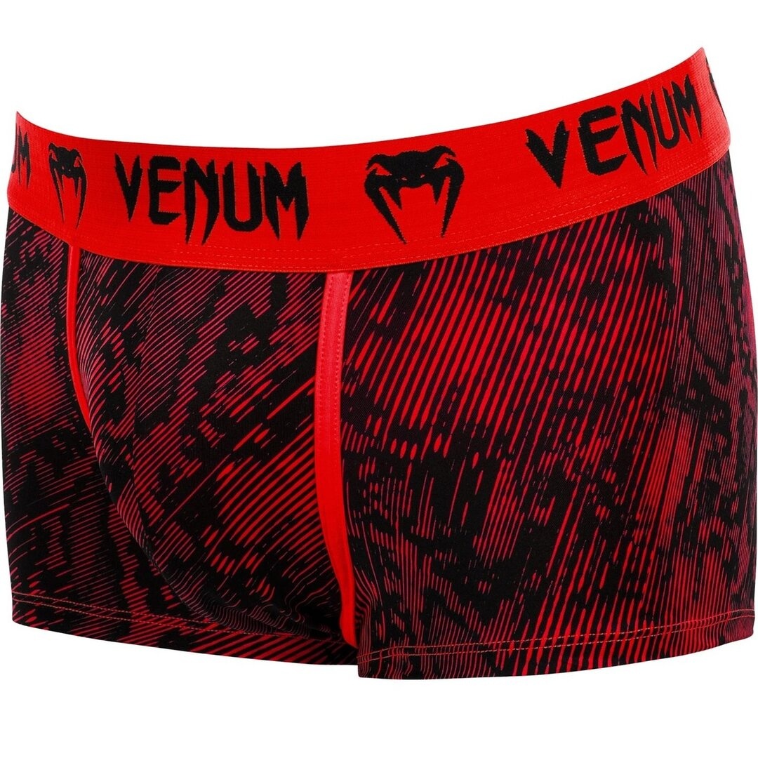 Venum Underwear FUSION Boxershorts Schwarz Rot - FIGHTWEAR SHOP DEUTSCHLAND