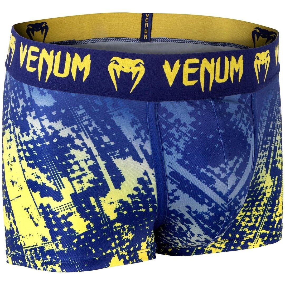 Venum Underwear TROPICAL Boxer Shorts Blue Yellow - FIGHTWEAR SHOP EUROPE
