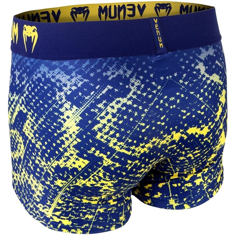 Venum Underwear TROPICAL Boxer Shorts Blue Yellow - FIGHTWEAR SHOP EUROPE