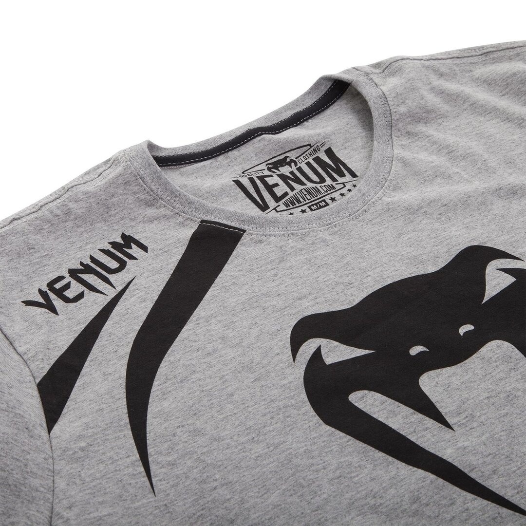 Venum Training T-Shirt Cotton Grey - FIGHTWEAR SHOP EUROPE