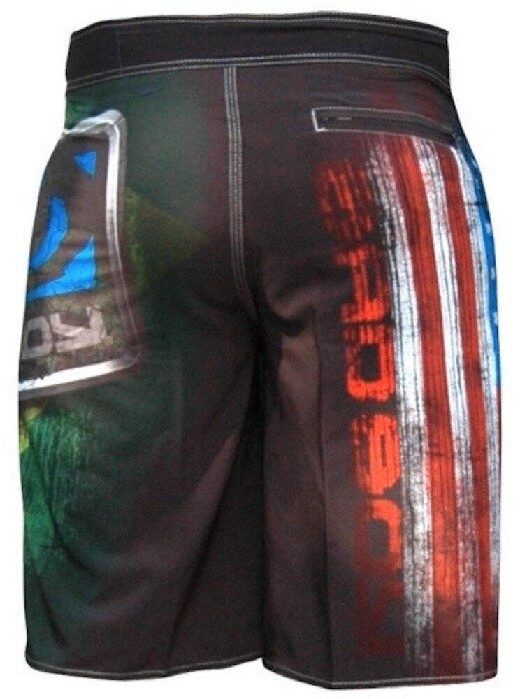 Bad Boy Brazil USA Board Shorts Black - FIGHTWEAR SHOP EUROPE