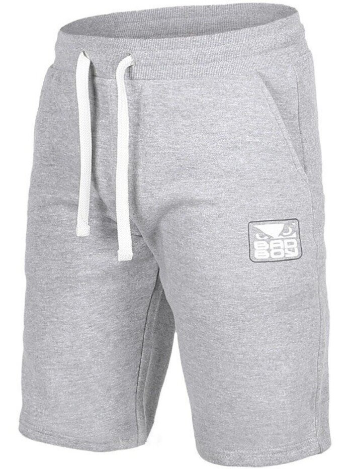 Bad Boy Core Relax Cotton Shorts Grey - FIGHTWEAR SHOP EUROPE