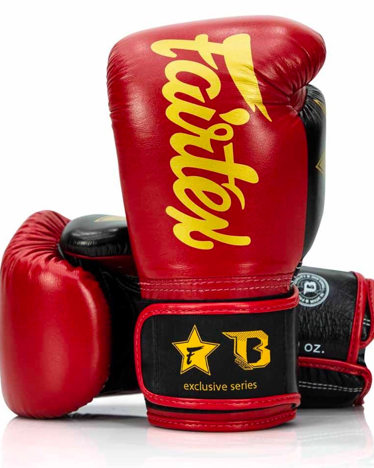 Fairtex x Booster Bokshandschoenen FXB BG V2 Rood Zwart Goud ...