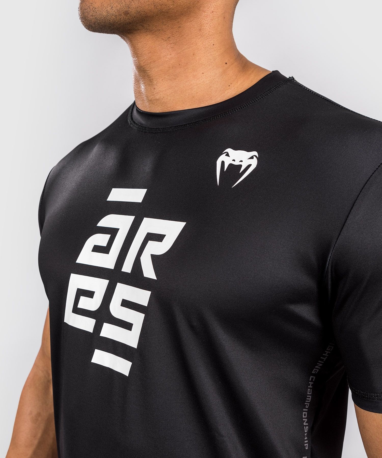 Venum x Ares Dry Tech T-Shirt Black White - FIGHTWEAR SHOP EUROPE