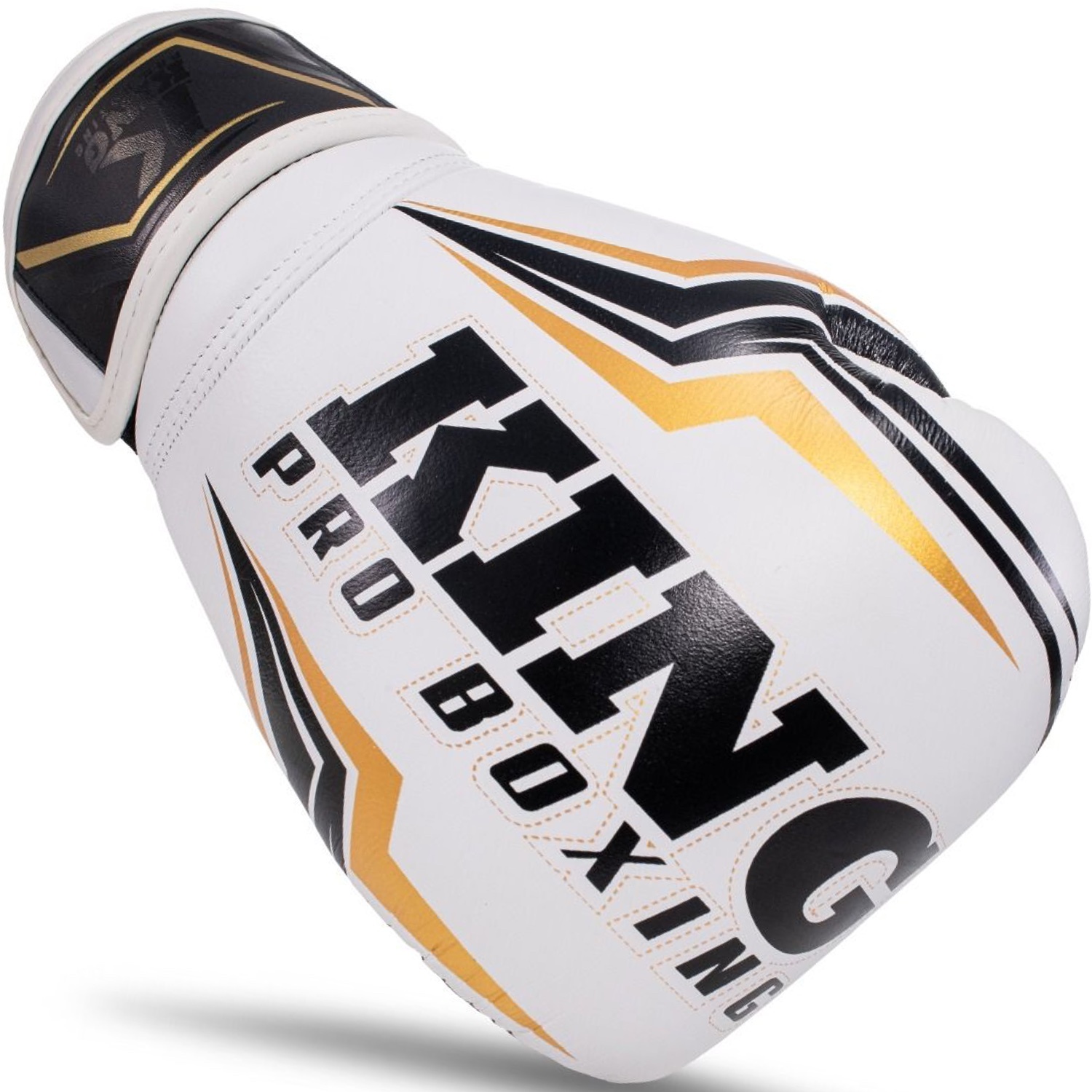 King Pro Boxing Boxing Gloves KPB/BG THOR Leather White - FIGHTWEAR ...