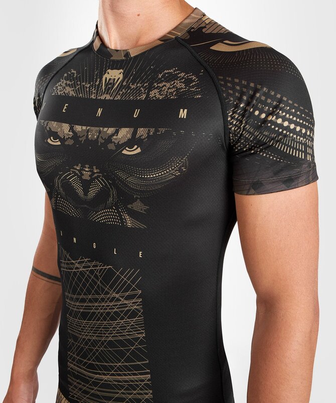 Venum Gorilla Jungle Rash Guard Black Sand - FIGHTWEAR SHOP EUROPE