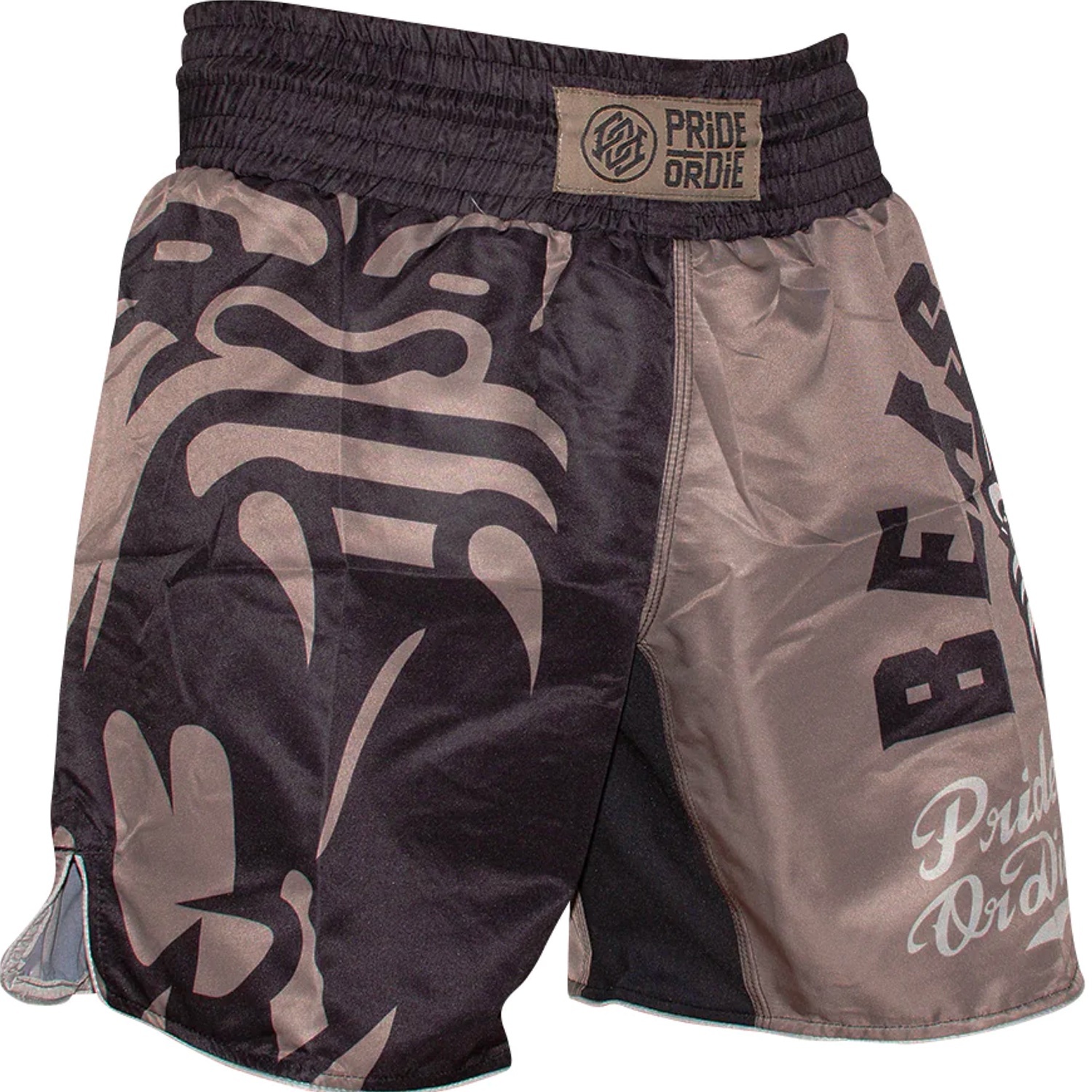 PRiDE or DiE Fight Shorts Beast Mode Gorilla Black - FIGHTWEAR SHOP EUROPE