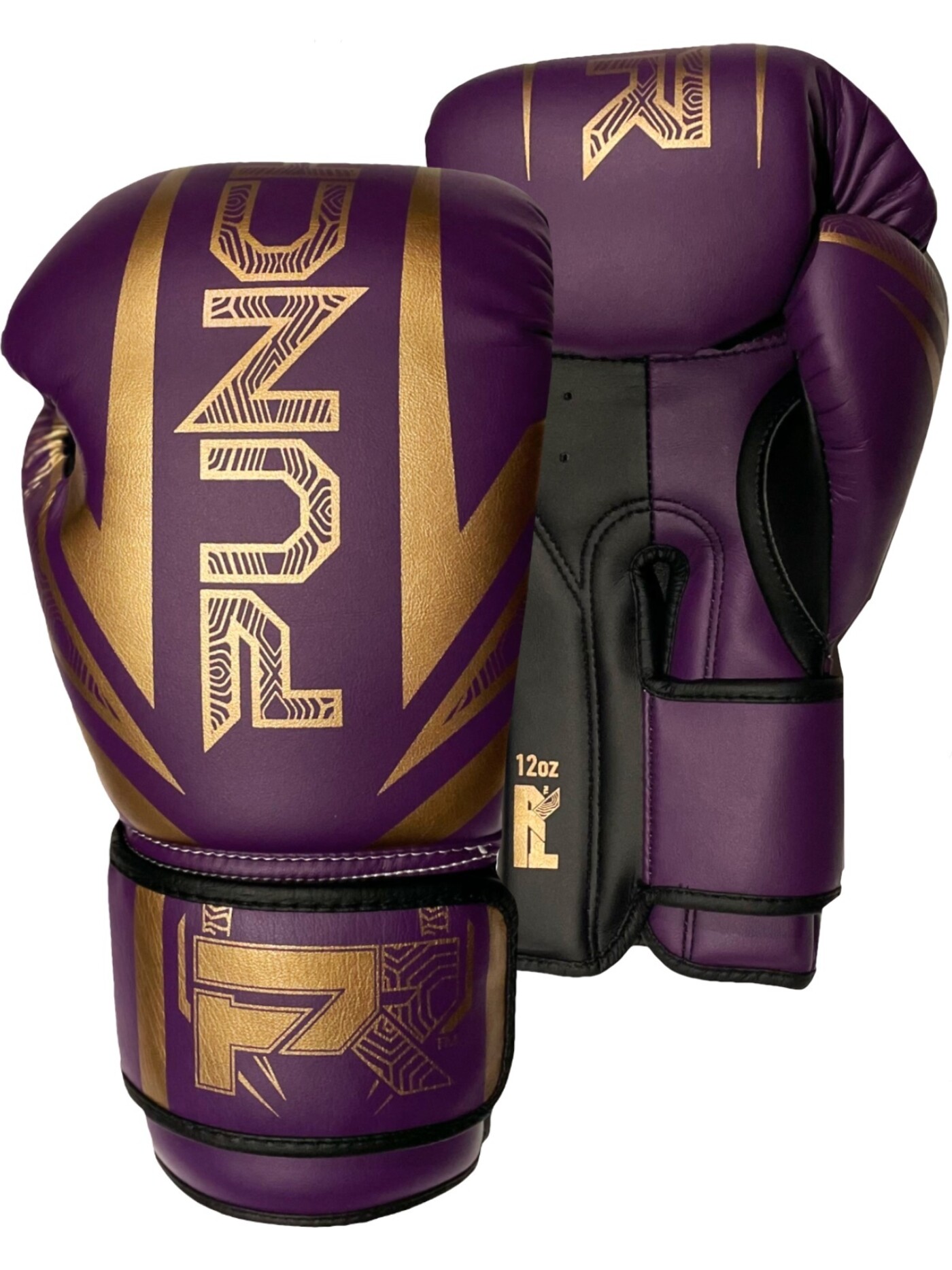 PunchR™ Electric Boxing Gloves Purple Gold - FIGHTWEAR SHOP EUROPE