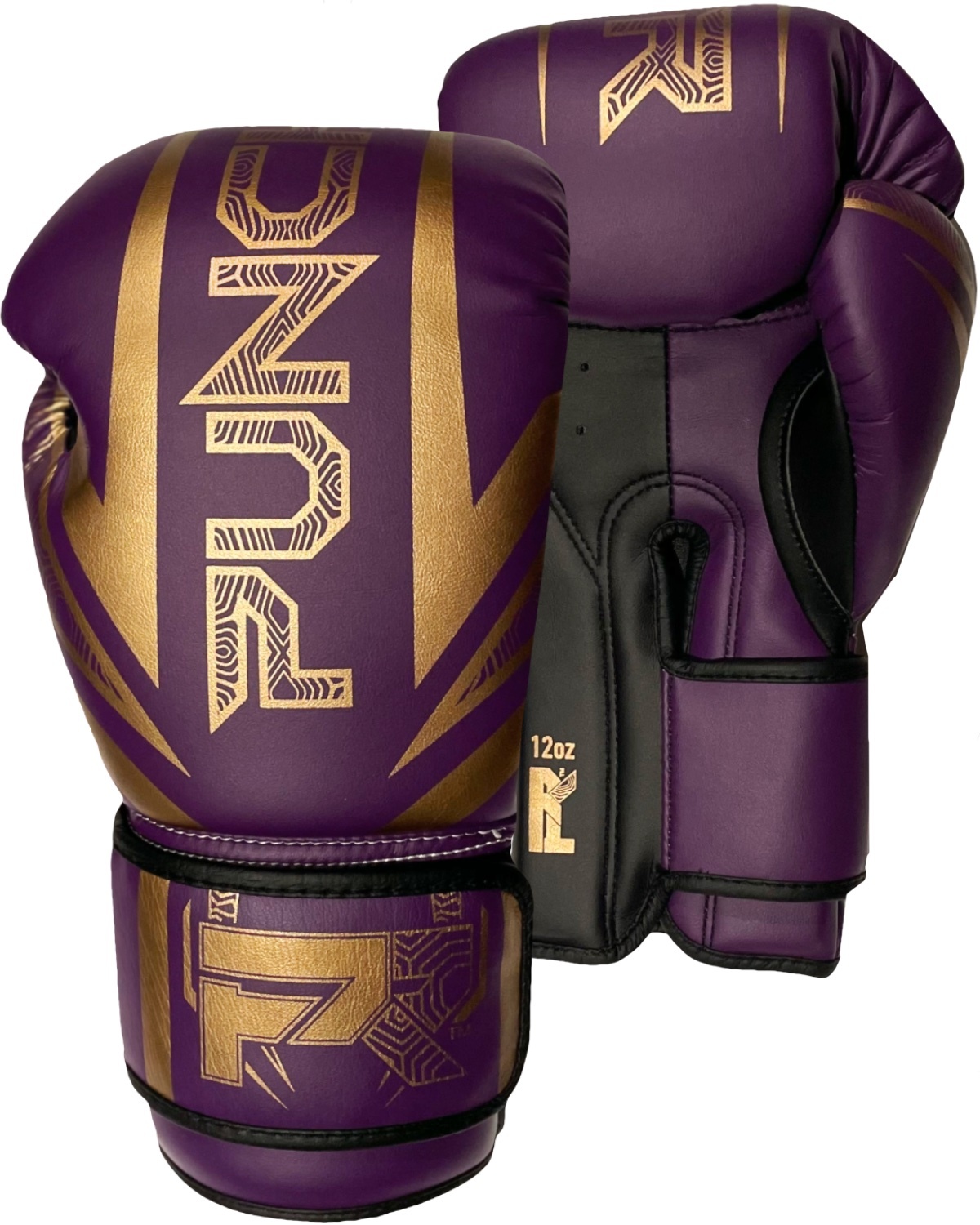 PunchR™ Electric Boxing Gloves Purple Gold - FIGHTWEAR SHOP EUROPE