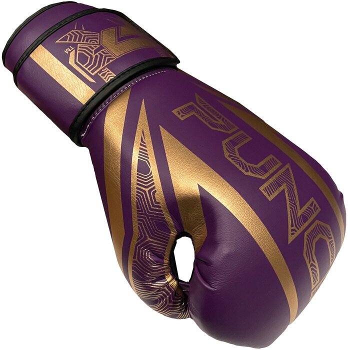 PunchR™ Electric Boxhandschuhe Lila Gold - FIGHTWEAR SHOP DEUTSCHLAND