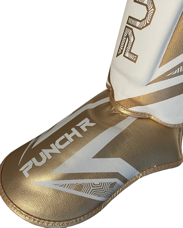 PunchR™ Electric Kickboxing Muay Thai Shin Guards Microfiber ...