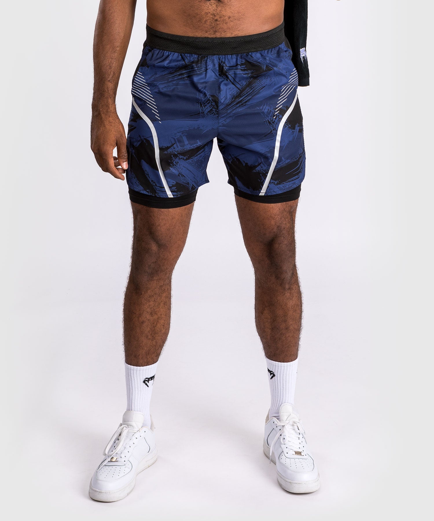 Venum Electron 3.0 Performance Training Short Navy Blue - FIGHTWEAR ...