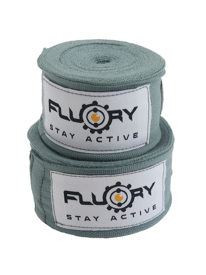 Fluory Boxing Bandages Hand Wraps Grey 300 / 500 cm - FIGHTWEAR SHOP EUROPE